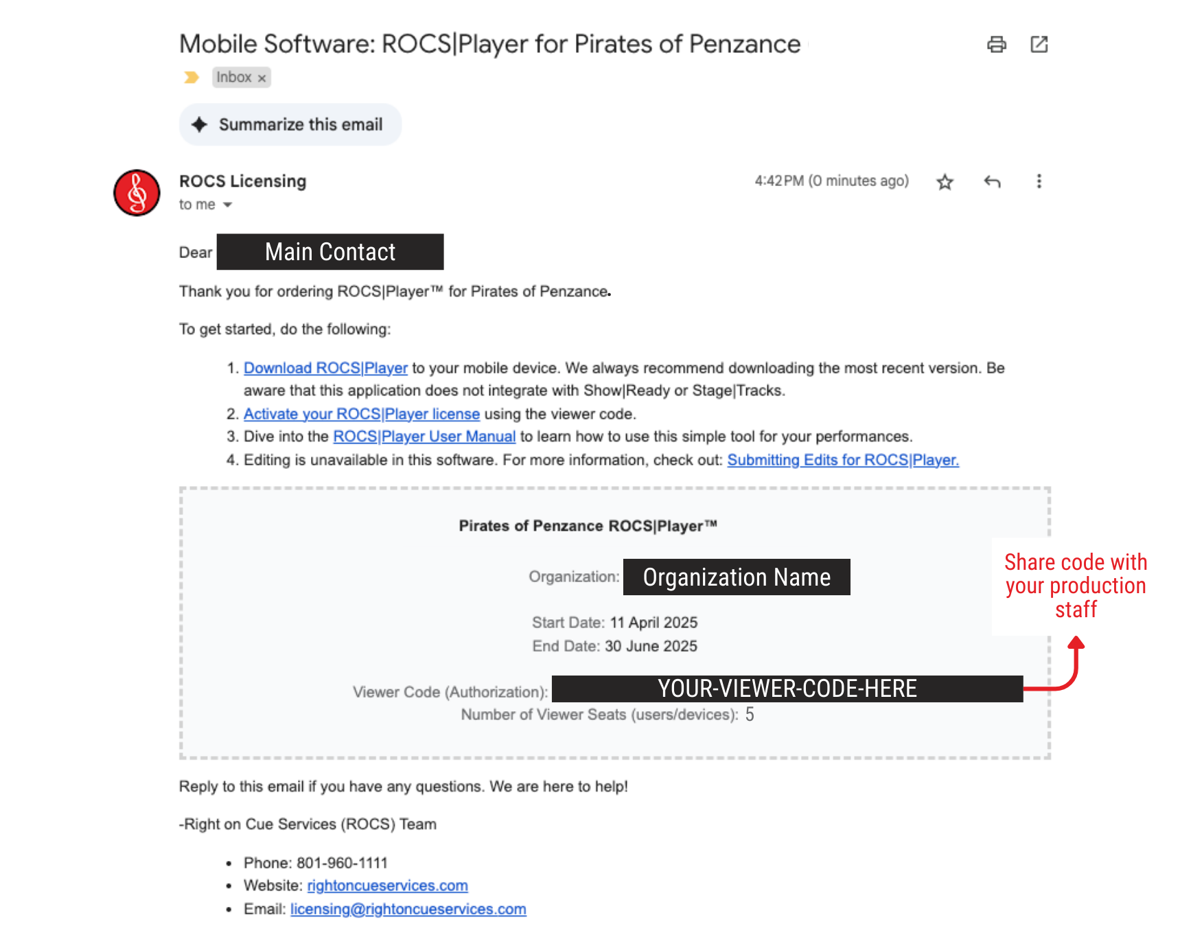 How to Use ROCS|Player (Previously known as Stage|Tracks mobile) - Right on Cue Services Right ...