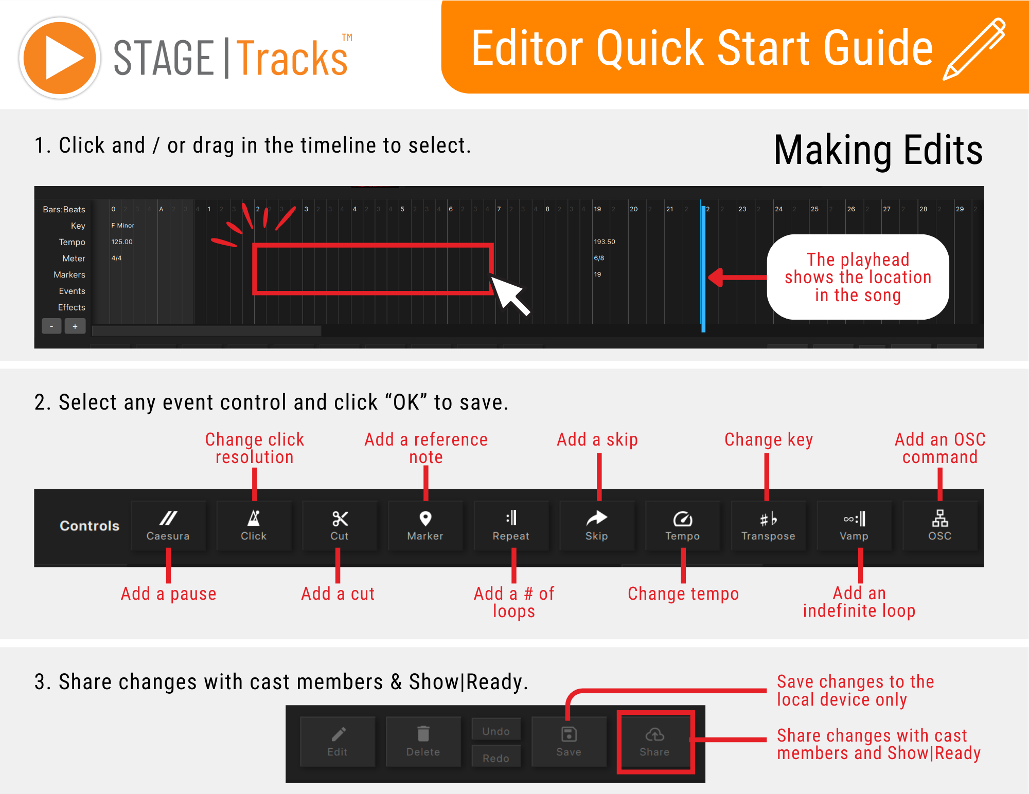 Stage|Tracks Quick Start Guide - Right on Cue Services Right on Cue ...