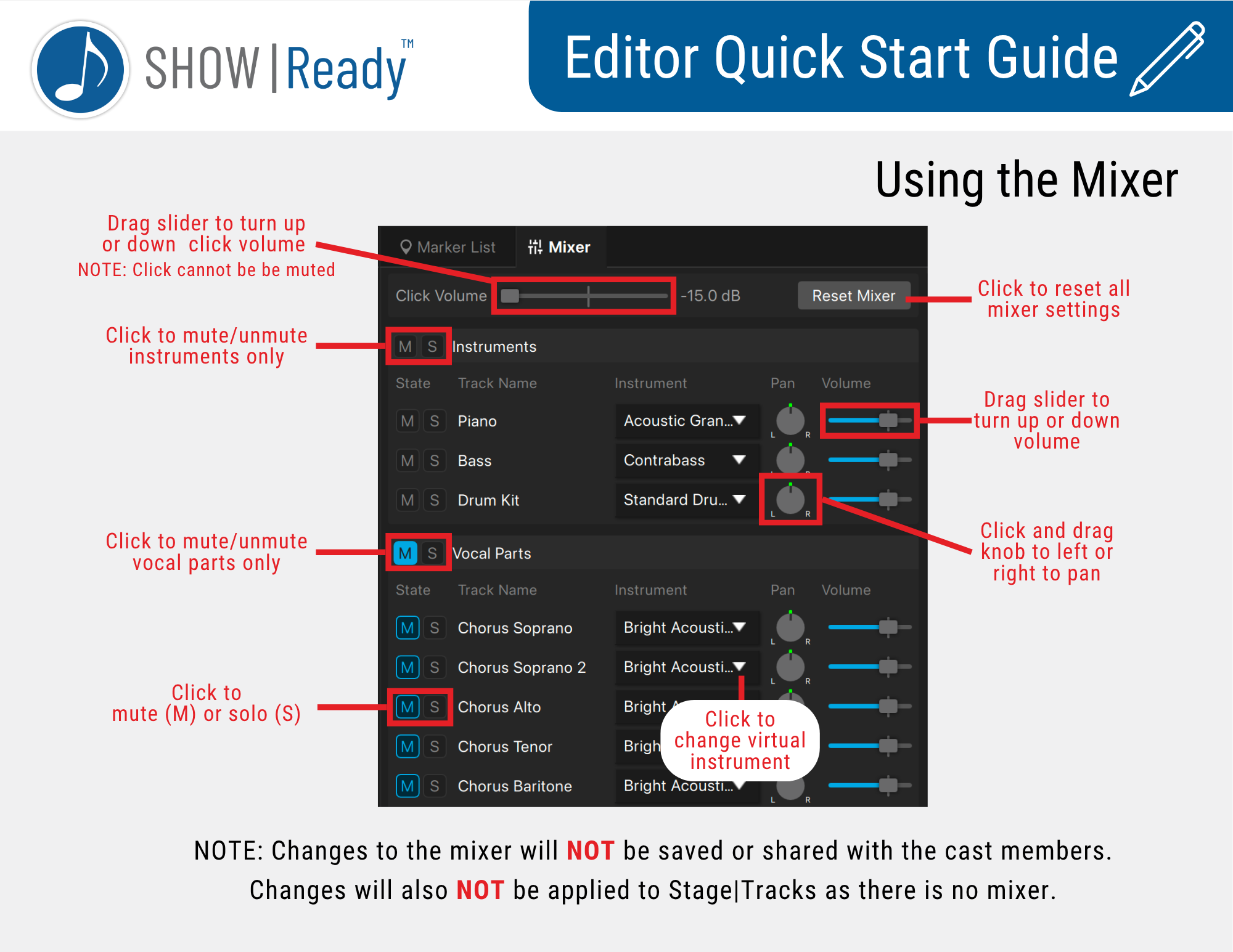 Show|Ready Quick Start Guides - Right on Cue Services Right on Cue Services